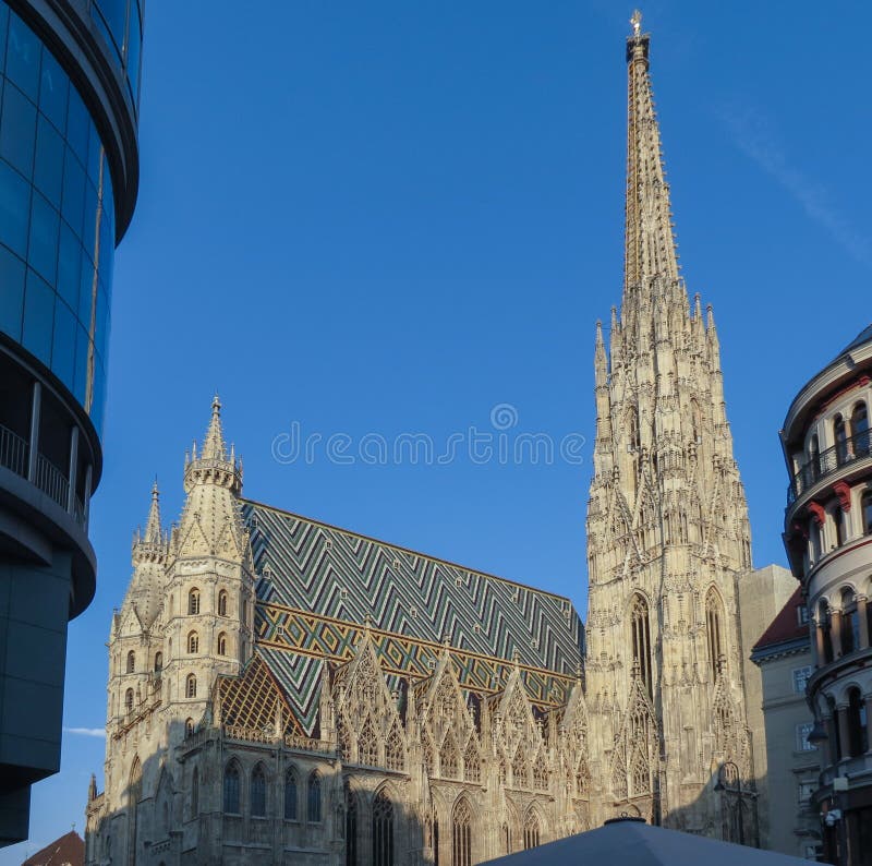Stephansdom St Stephen Cathedral in Wien Stock Image - Image of ...