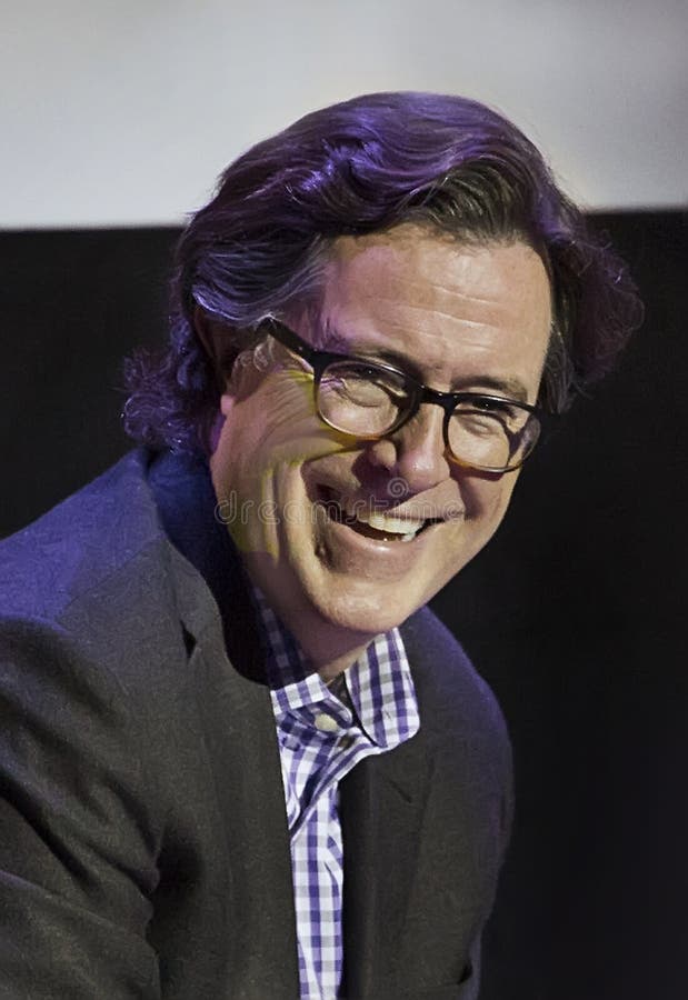 Stephen Colbert No Festival De Cinema 2015 De Montclair Fotografia ...