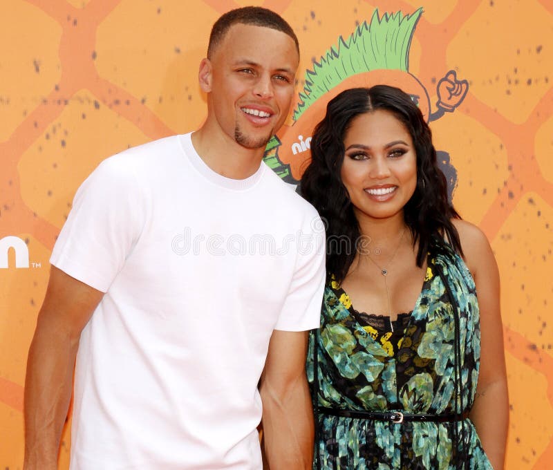Stephen Curry Y Ayesha Curry Imagen de archivo editorial - Imagen de ...