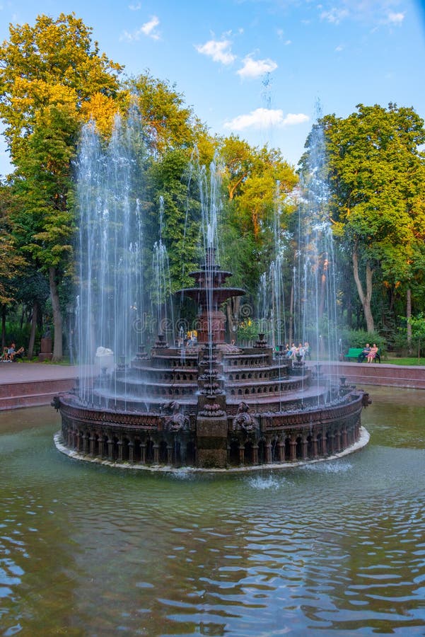 Stephen the Great Central Park in Moldovan Capital Chisinau Stock Photo ...