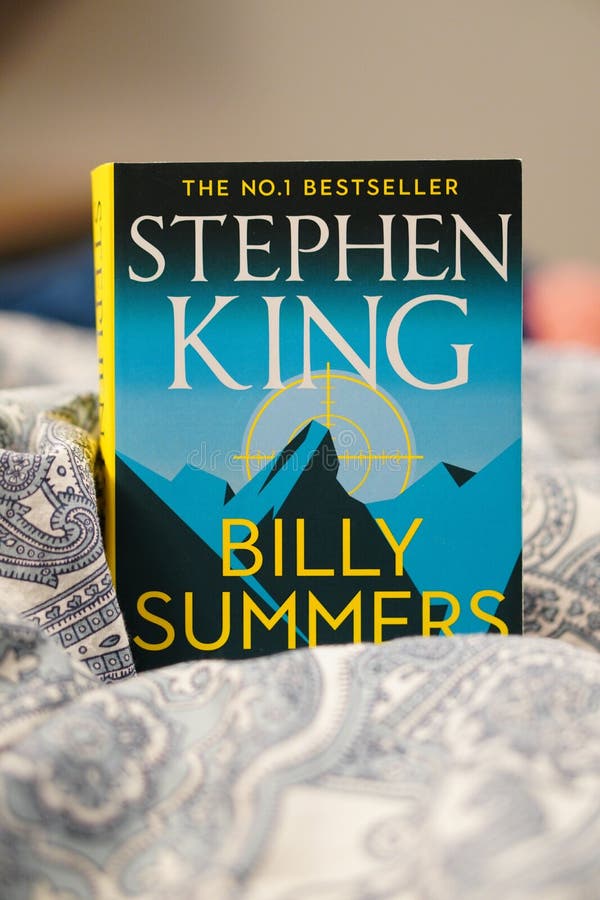 Stephen King Billy Summers Novel Standing on a Bed Sheet Editorial ...