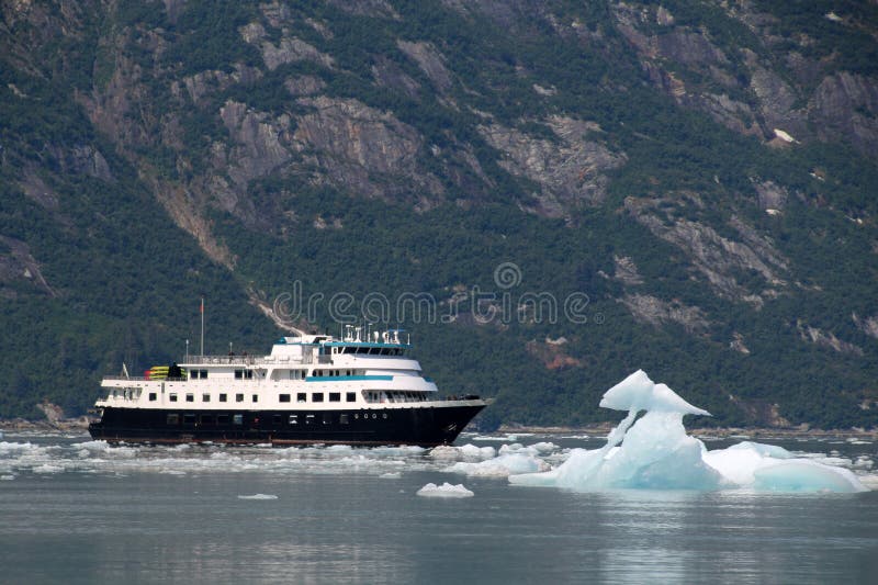 Passenger Ship in the Stephens Passage Alaska, United States Stock ...
