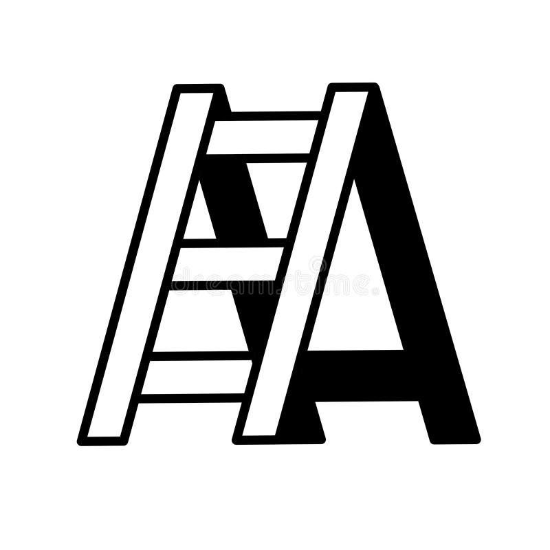 Stepladder Icon Symbol Stock Illustrations – 1,451 Stepladder Icon ...