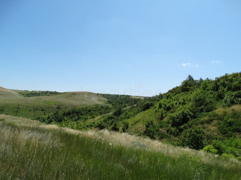 Landscapes of the Great Steppe Stock Photo - Image of cloud, landscape ...