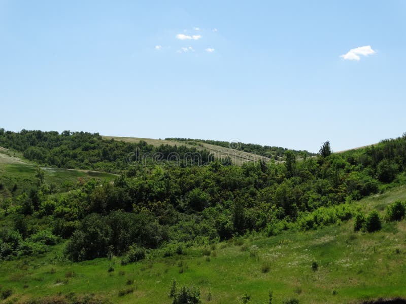 Landscapes of the Great Steppe Stock Image - Image of land, special ...