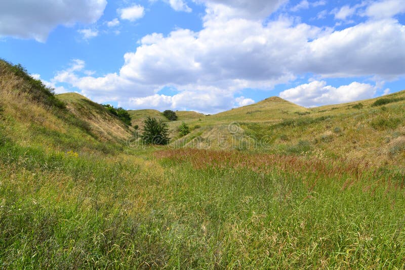 Steppe hills stock photo. Image of summer, mountains - 42643028