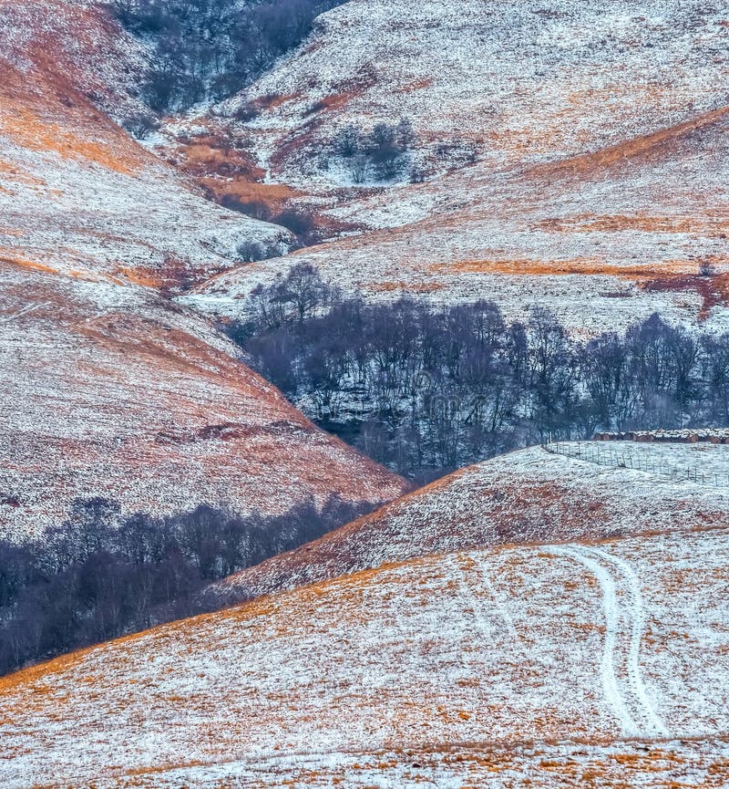 The Steppe in the Mountains. Stock Photo - Image of snow, tourism ...