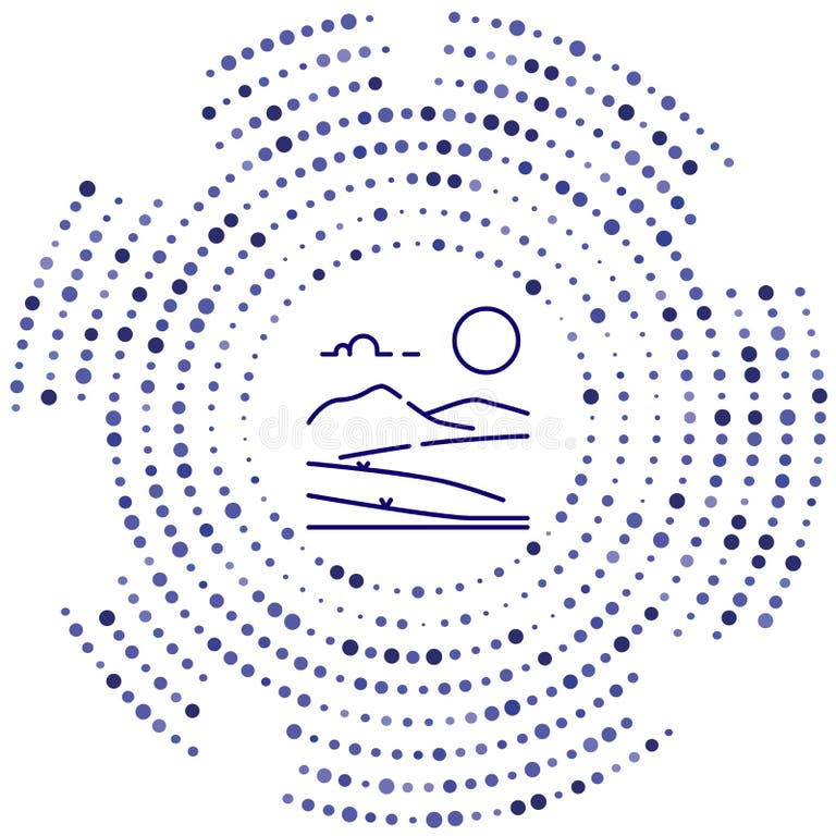 Steppe Vector Icon. Steppe Editable Stroke. Steppe Linear Symbol for ...