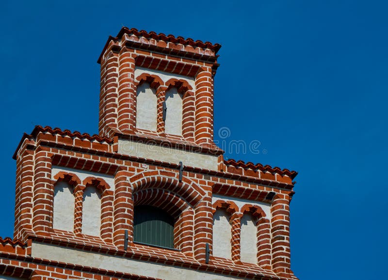Stepped Gable on a House in a Northern German Old Town Stock Image ...