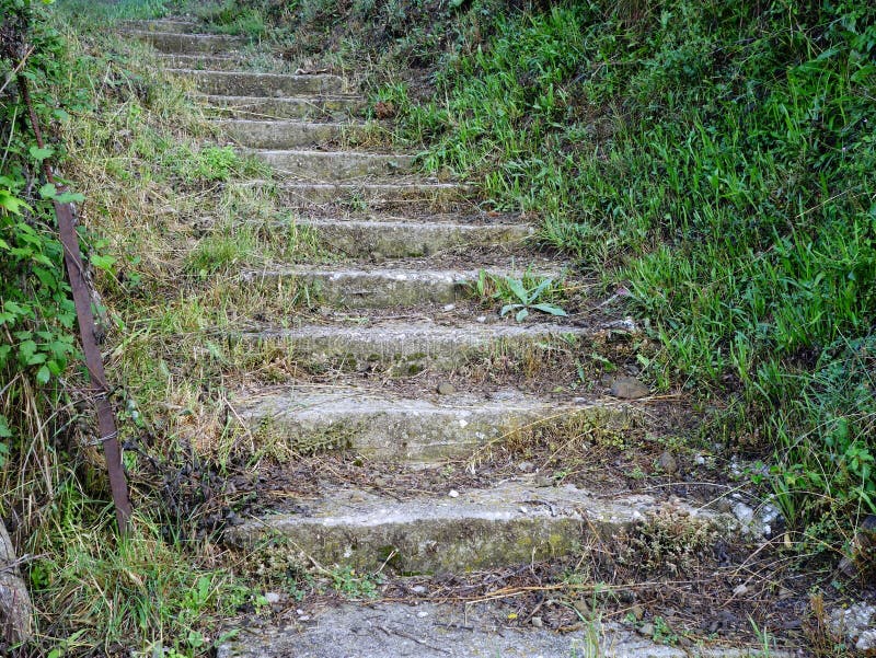 Stepped Pathway, Greece stock photo. Image of village - 56149186