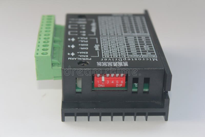 Stepper Motor Driver TB6600 Stock Photo - Image of signage, green ...