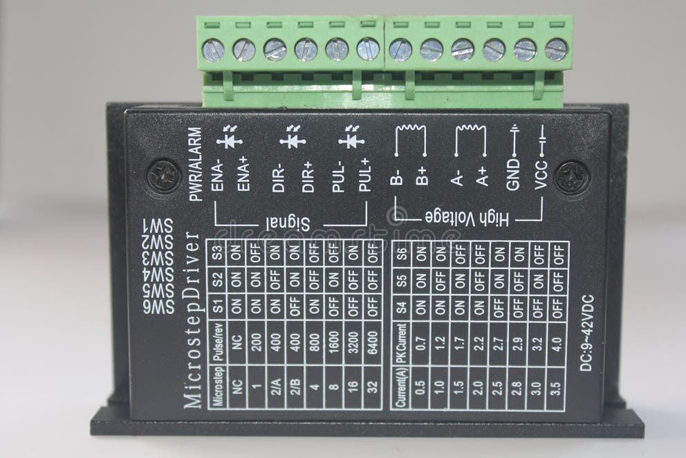 Stepper Motor Driver TB6600 Stock Photo - Image of sign, stepper: 254922274