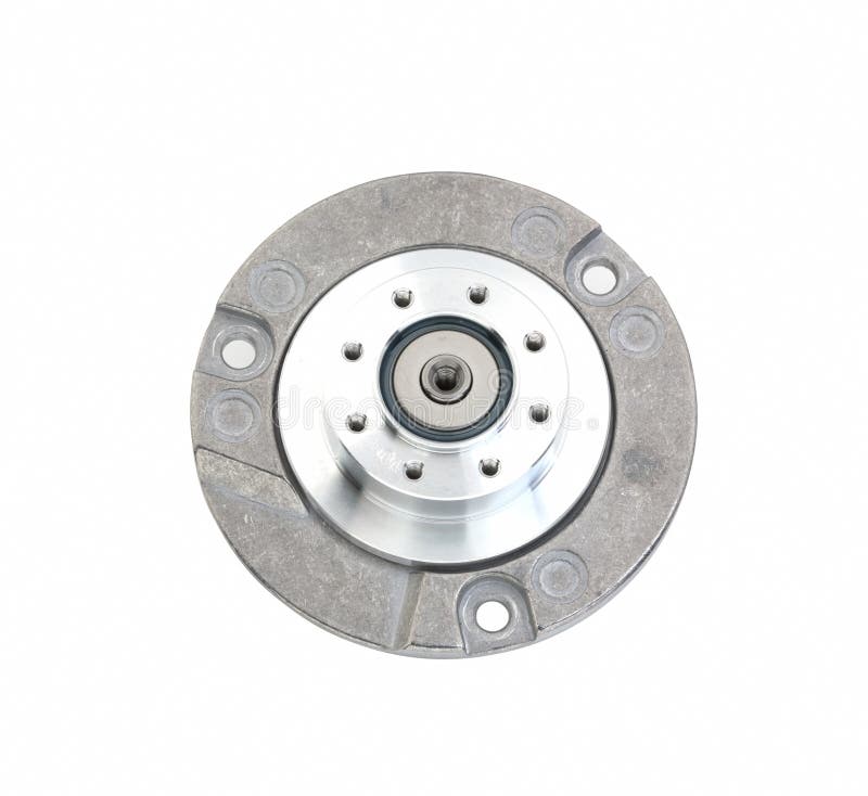 Stepper Motor Separately. Hard Disk Drive on a White Background Stock ...