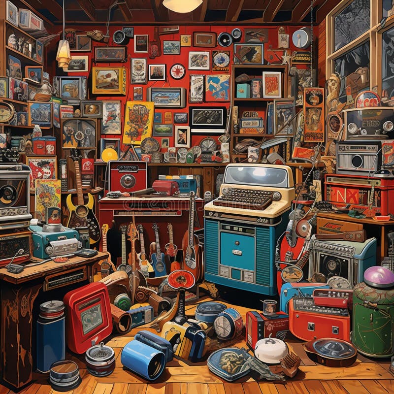 Stepping Back in Time: a Glance at the Gadgets of Yesteryears Stock ...