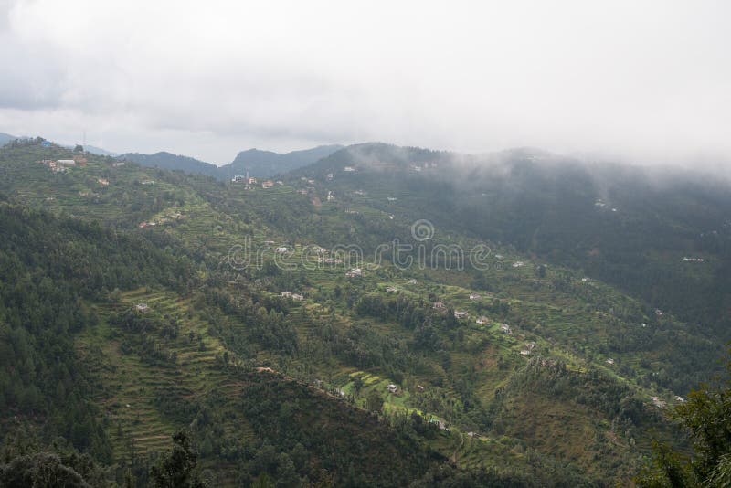 Stepping Fields in Himalayas Editorial Image - Image of field, stepping ...