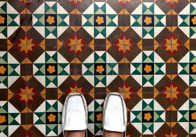 Beautiful Pattern on the Floor Stock Image - Image of vision, beautiful ...