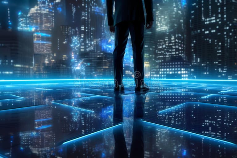 Stepping into the Future, Businessman Embraces New Technology and Web3 ...