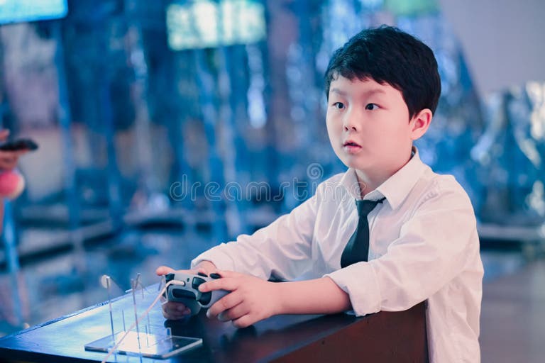 Stepping into the Game Zone: an Interactive Encounter Stock Image ...