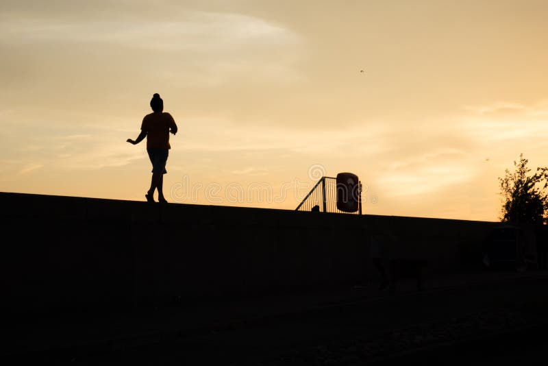 Stepping lightly stock image. Image of southend, beach - 98940171