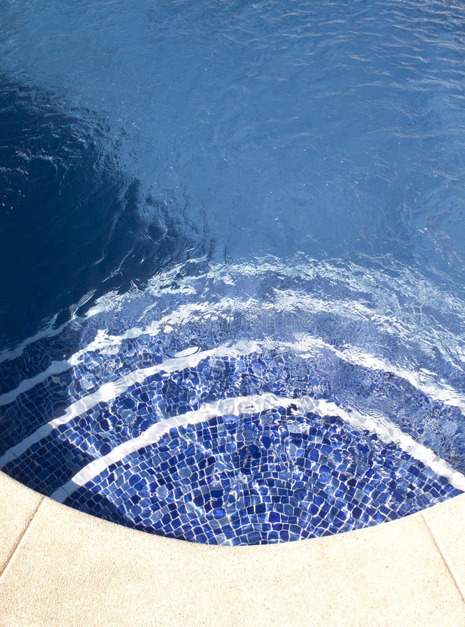 Stepping into the pool stock image. Image of ripple, cyan - 21547599