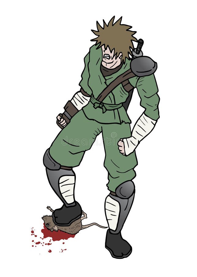 Stepping rat stock vector. Illustration of animal, creative - 48389937