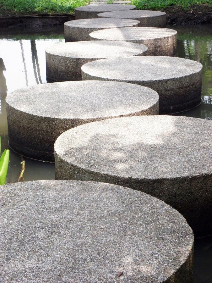Stepping Stone stock image. Image of ornamental, park - 68046471