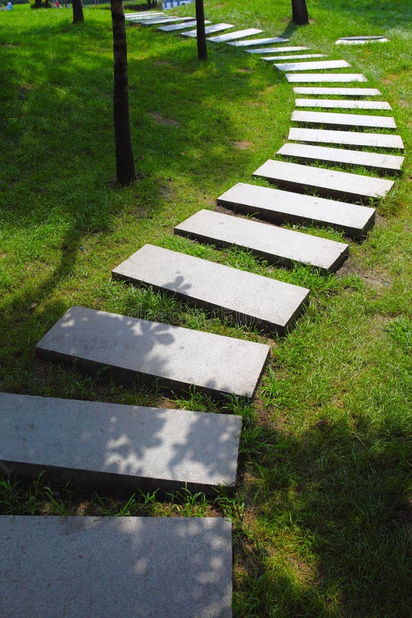 Stepping stone path stock photo. Image of change, cross - 27633864