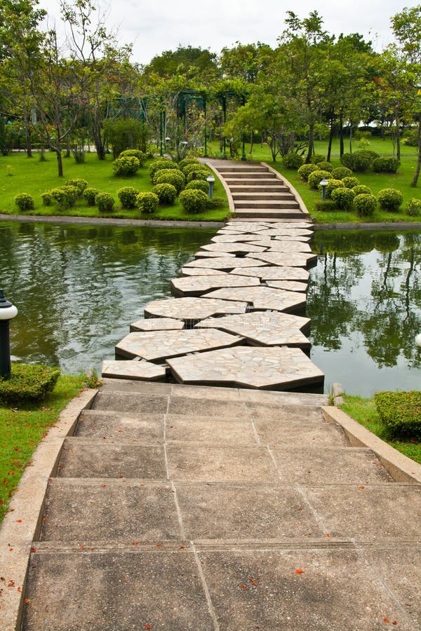 Stepping Stone Pathway stock image. Image of green, pathway - 20016687