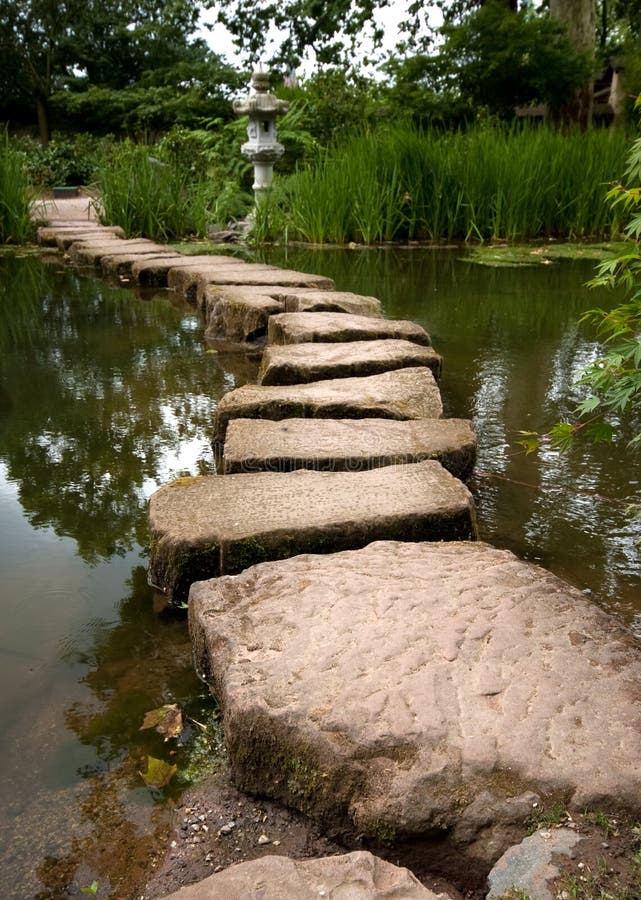 Stepping stones stock photo. Image of japan, asian, relaxation - 12646994