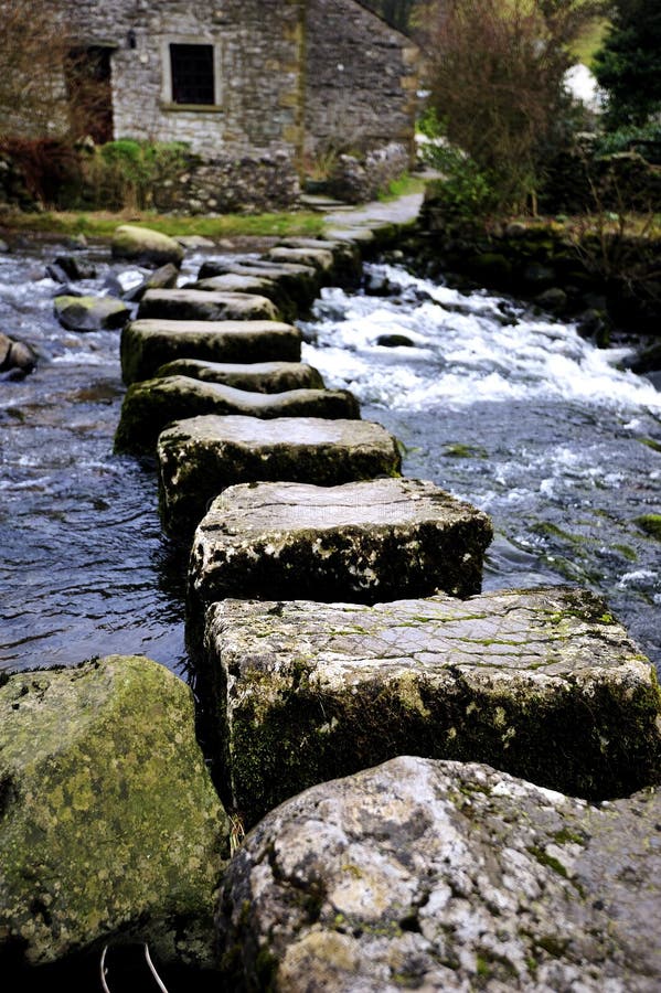 Stepping Stones stock photo. Image of stainforth, granite - 29952376