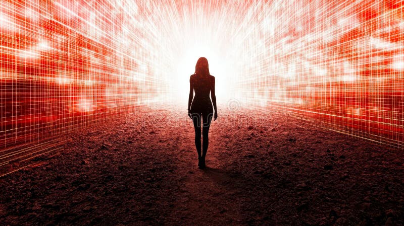 Stepping into the Unknown Where Reality Meets Digital Dimensions Amidst ...