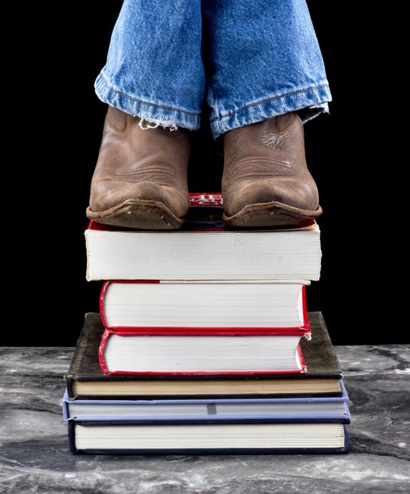 Stepping up High. stock image. Image of rodeo, leather - 98171267