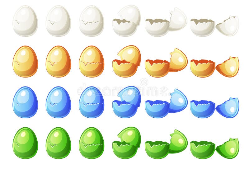 Egg Cracking Animation Stock Illustrations – 14 Egg Cracking Animation ...