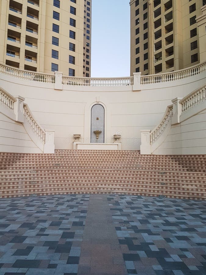 Steps on the Beach in Dubai Stock Image - Image of dubai, jumeirah ...