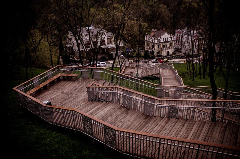 Stairs with Beautiful Geometry Stock Photo - Image of steps, kiev ...