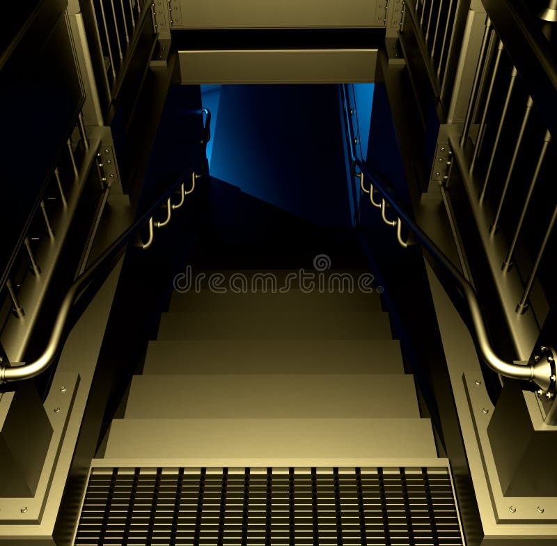 Steps below ground stock illustration. Illustration of shiny - 151599865