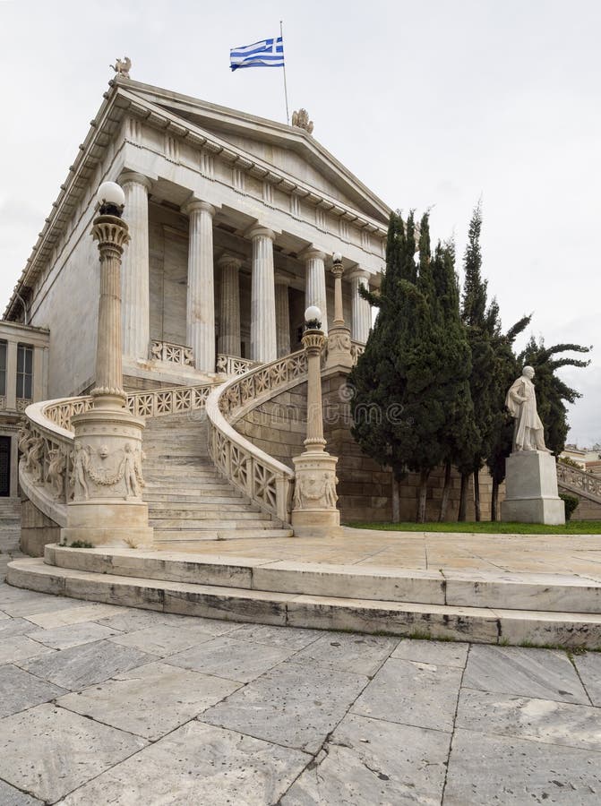 Steps and Building with Beautiful Architecture of the National Library ...