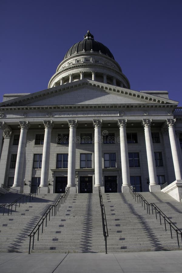Steps of the Capitol stock image. Image of utah, design - 6648105
