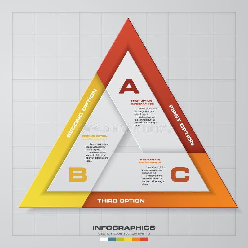 3 Steps Chart Template/graphic or Website Layout. Stock Vector ...