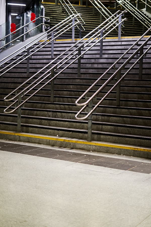 Steps stock image. Image of concret, industry, stainless - 195011257