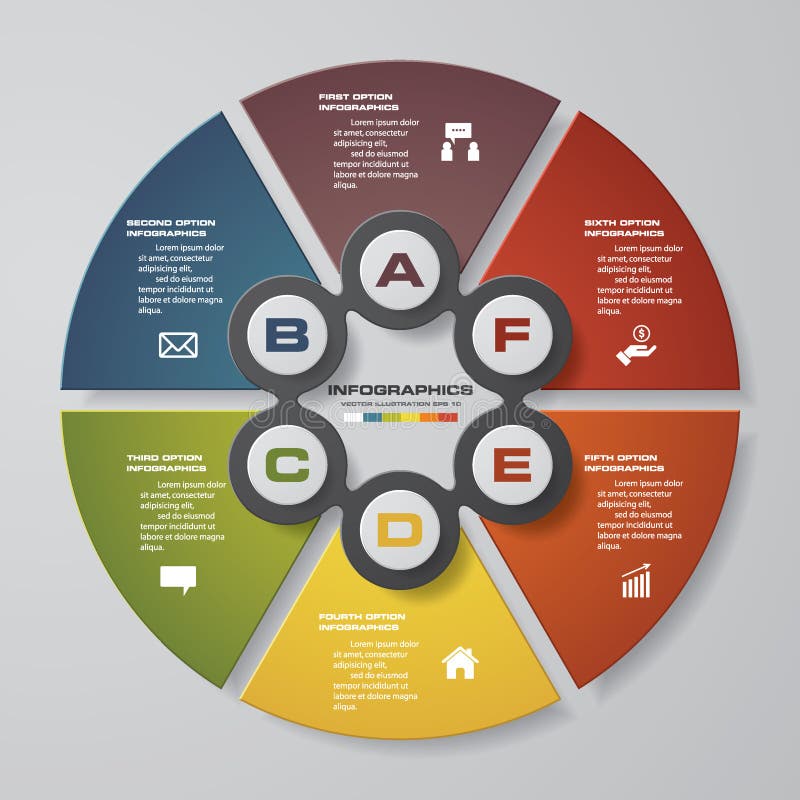 6 Steps Diagram for Your Design.Design Clean Template Stock Vector ...
