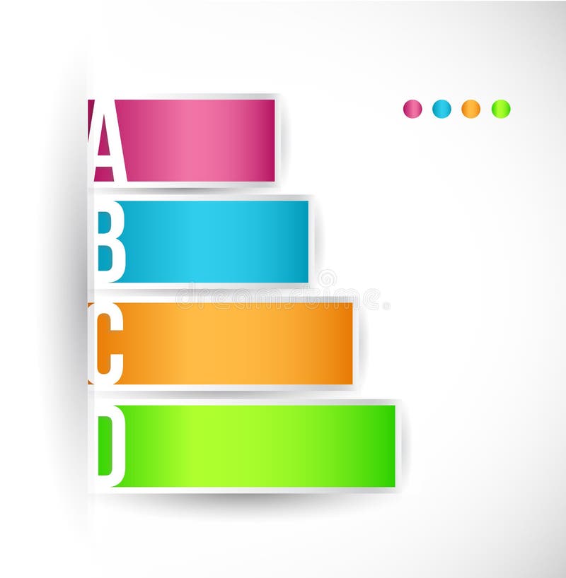 Steps Different Options Descriptions Stock Illustrations – 2 Steps ...