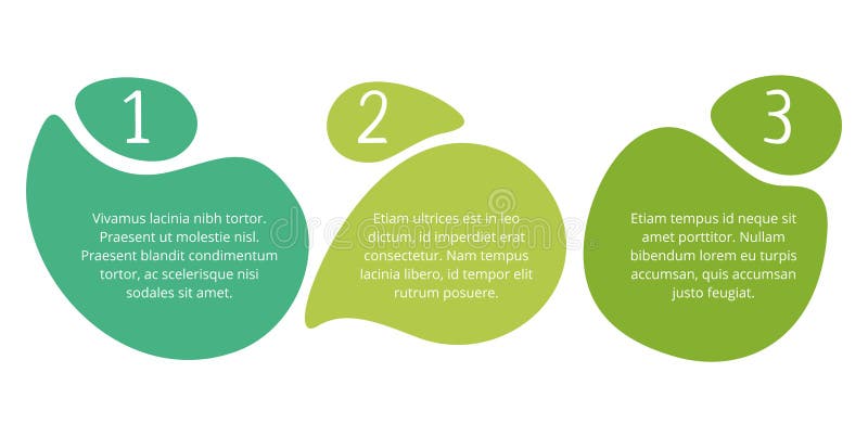 3 Steps Eco-friendly Goals Infographic Template Stock Vector ...