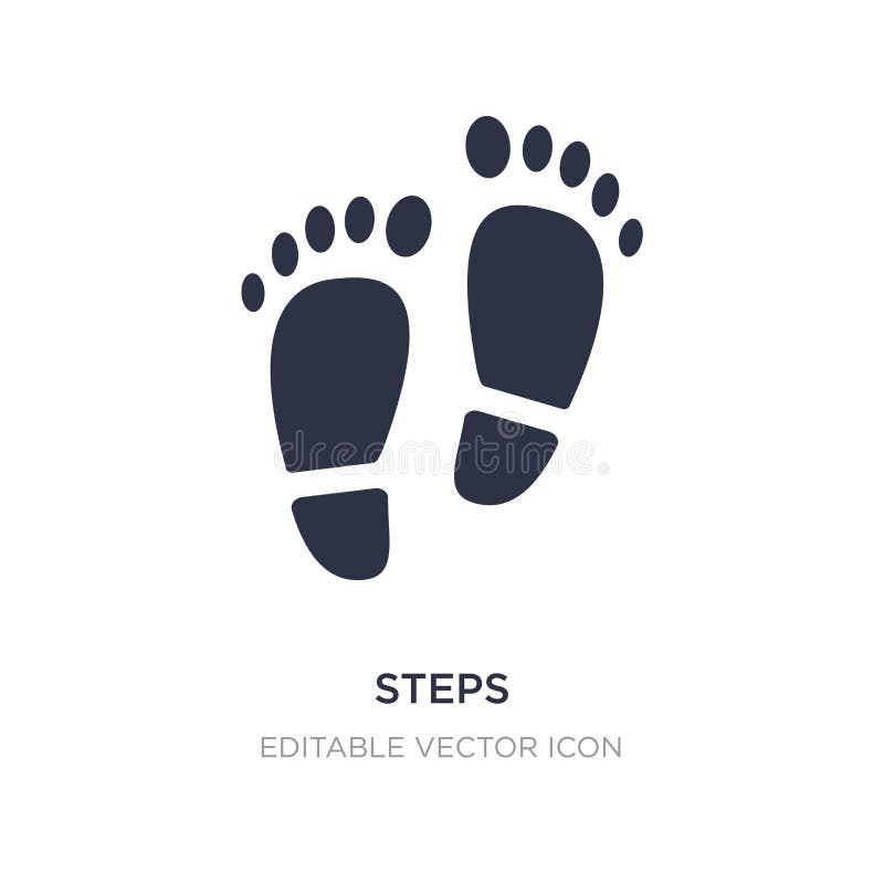 Steps Icon on White Background. Simple Element Illustration from ...