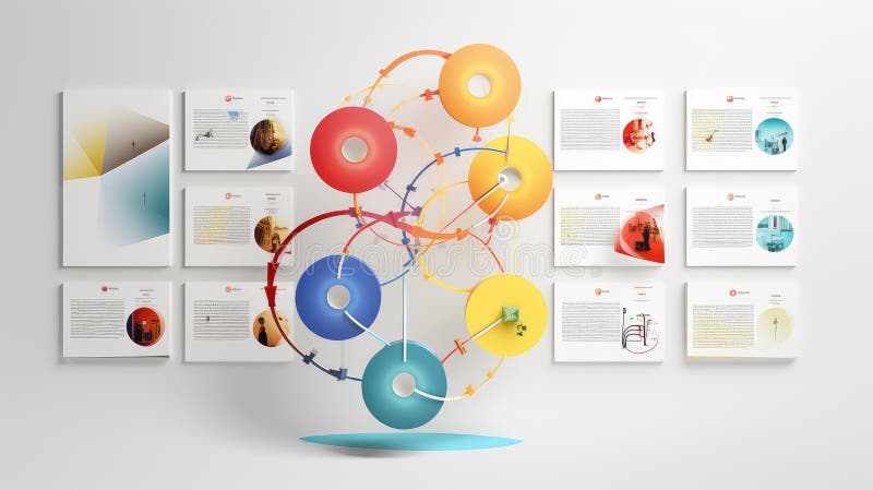 Steps infographic boxes stock illustration. Illustration of summary ...