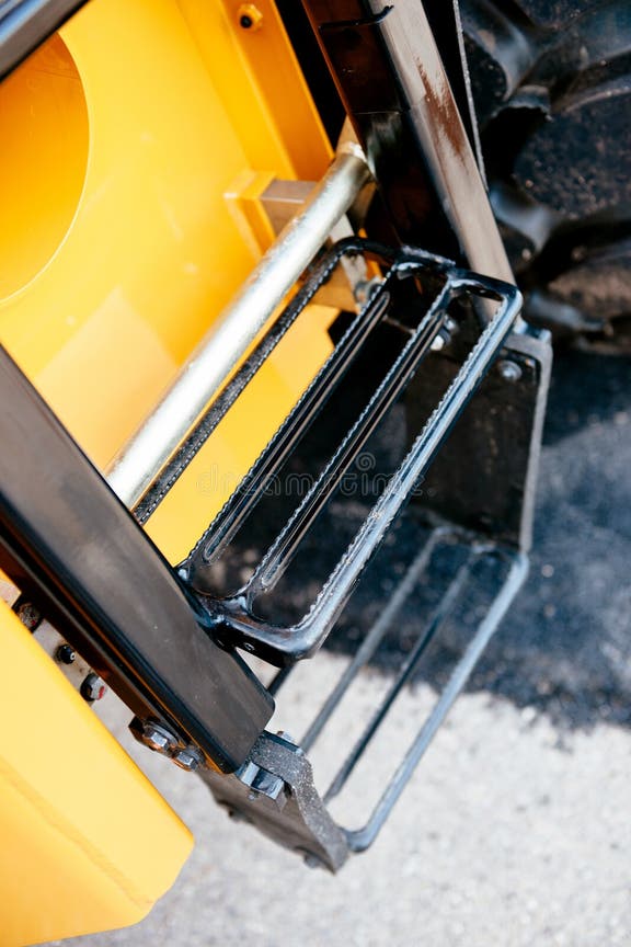 Tractor steps ladder stock image. Image of steps, cabin - 107026855