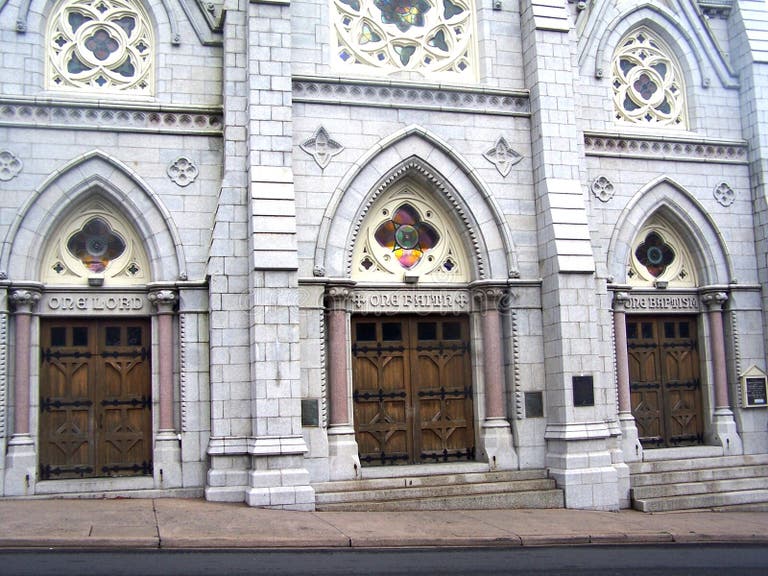 The Steps that Lead To Any Church. Stock Image - Image of christianity ...