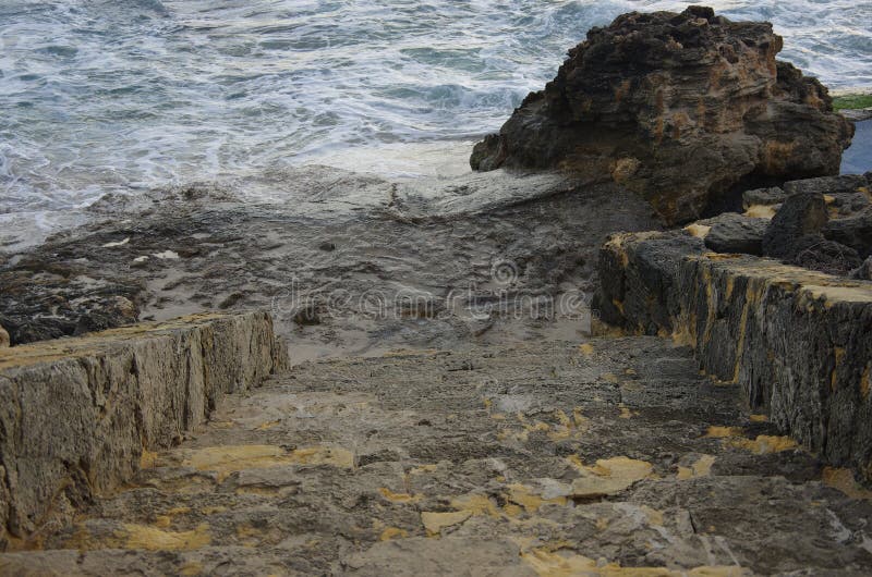 Steps Leading Down To the Beach Stock Photo - Image of pier, leading ...