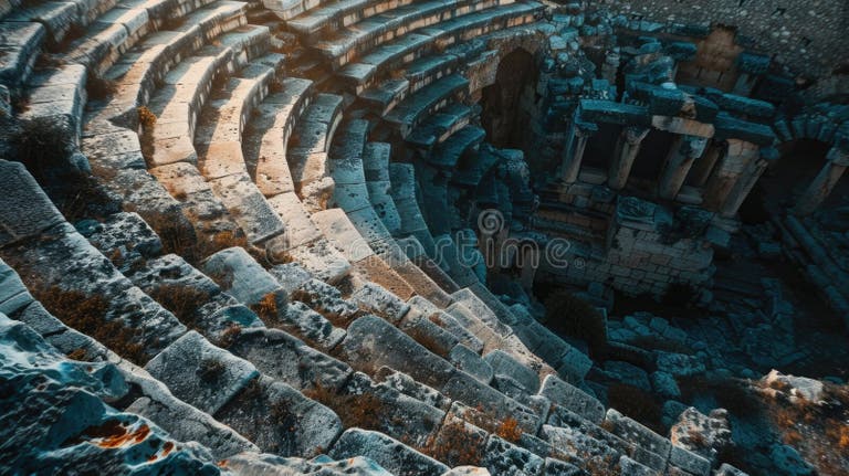 Steps Leading Up a Large Stone Monument, Suitable for Historical or ...