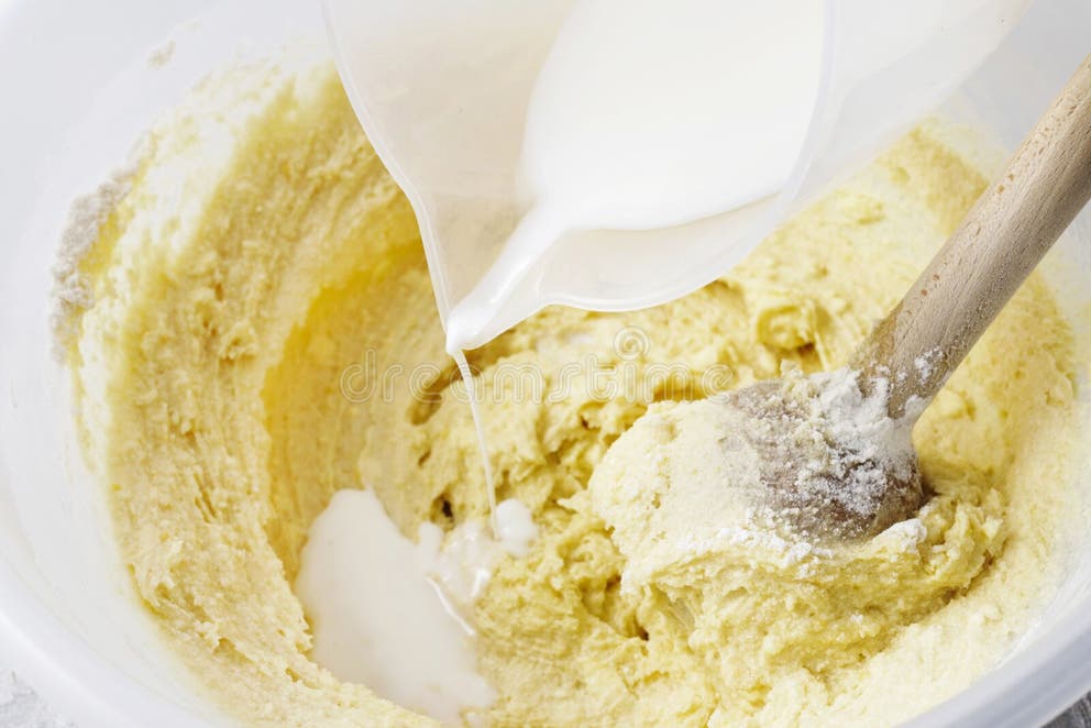 Steps of making cake stock image. Image of aroma, preparing - 167960947